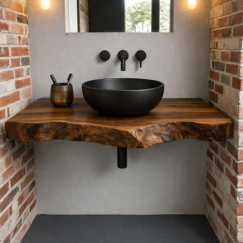 Live Edge Vanity - Etsy
