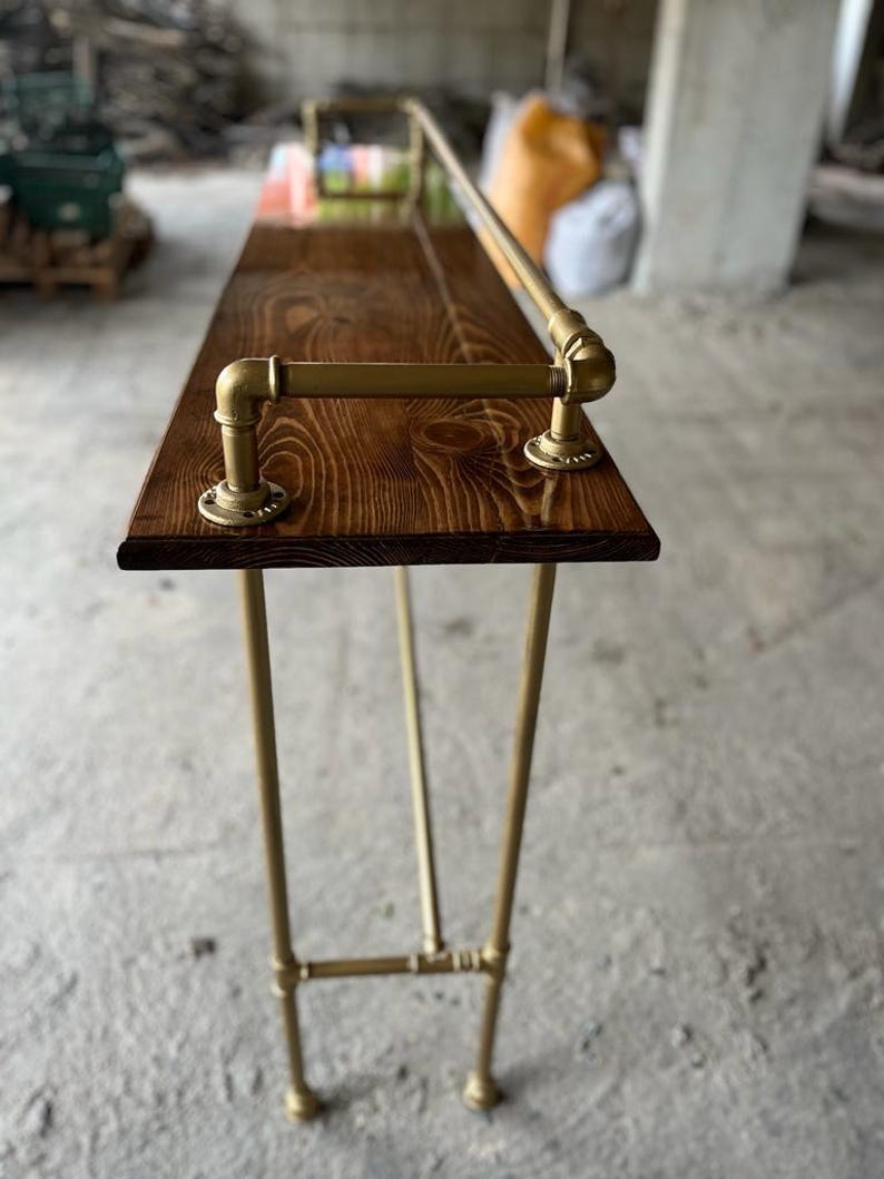Bar Height Table, Long Bar Table, Outdoor Bar Table, Industrial Bar ...