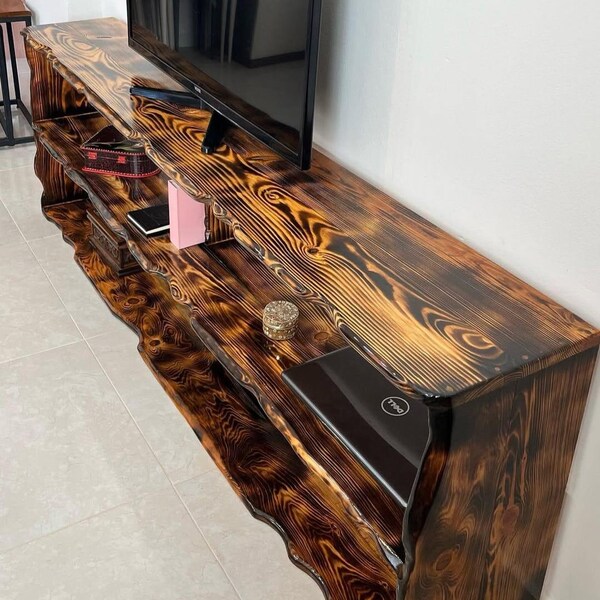 Rustic Media Center - Etsy