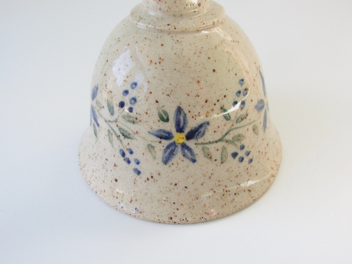 Ceramic Bell Hand Crafted Pottery Long Handle Bell - Etsy