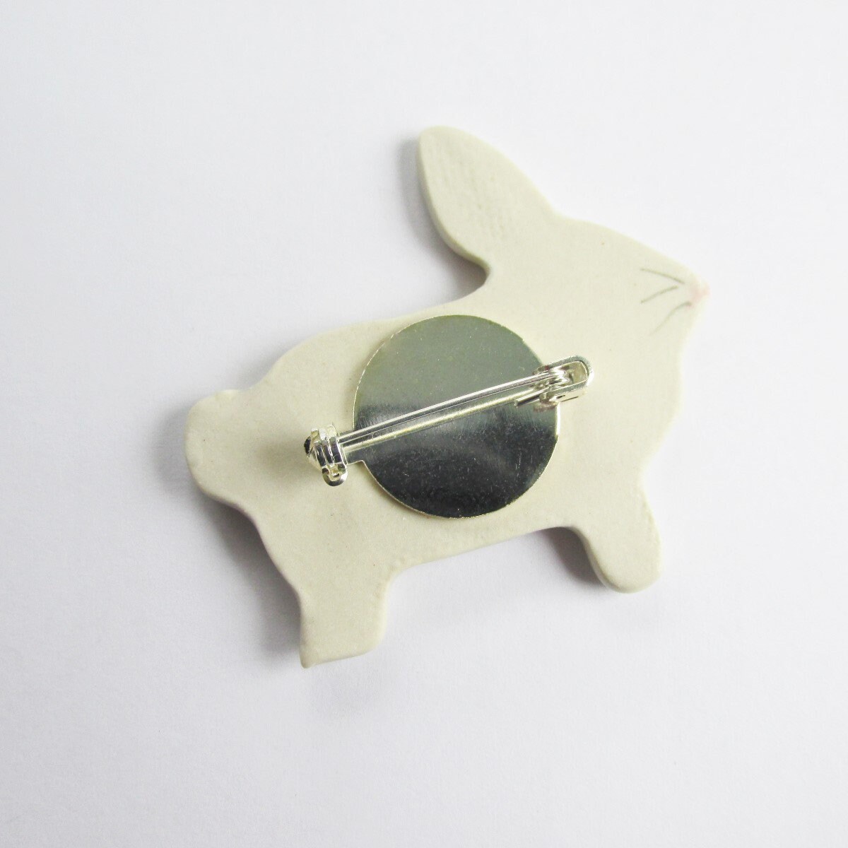 Bunny Pin Ceramic Rabbit Pin Spring Rabbit Pin Gardeners - Etsy.de
