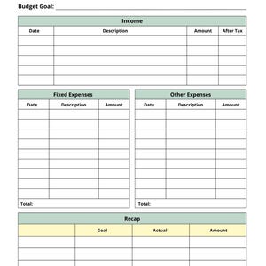 2025 Digital Budget Planner | Financial Organizer and Expense Tracker ...