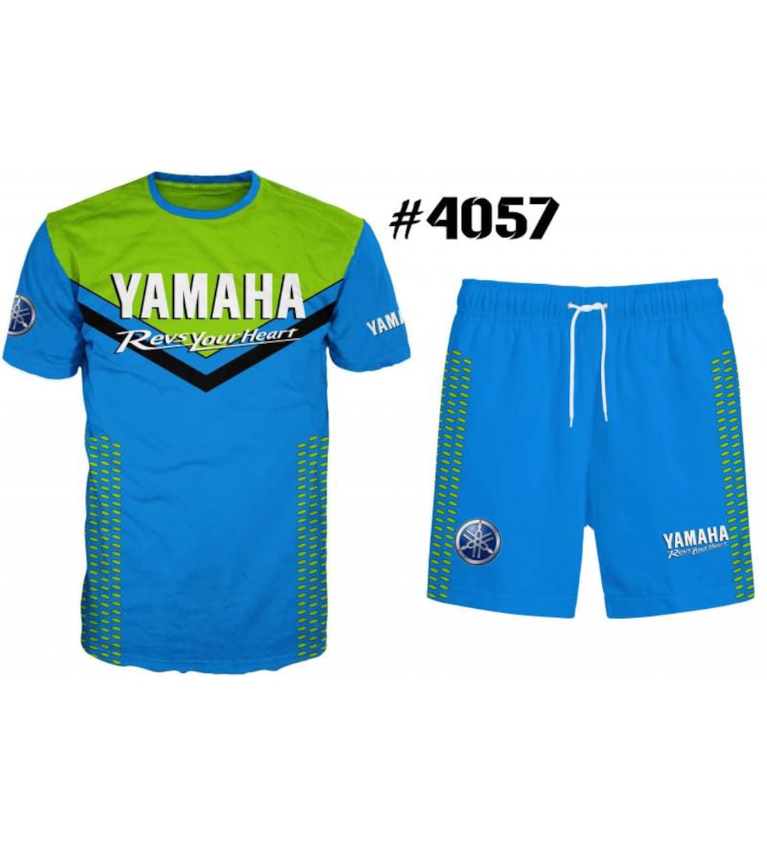 Yamaha T-shirt and Shorts Kit | 3D Printed Clothes | Fan Design ...