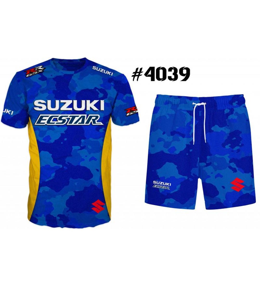 Suzuki T-shirt and Shorts Kit | 3D Printed Clothes | Fan Design ...