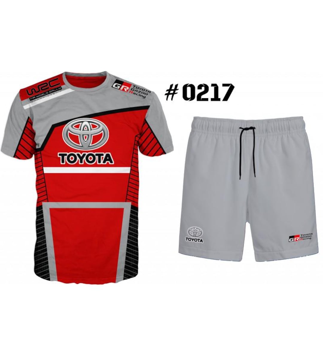 Toyota T-shirt and Shorts Kit | 3D Printed Clothes | Fan Design ...