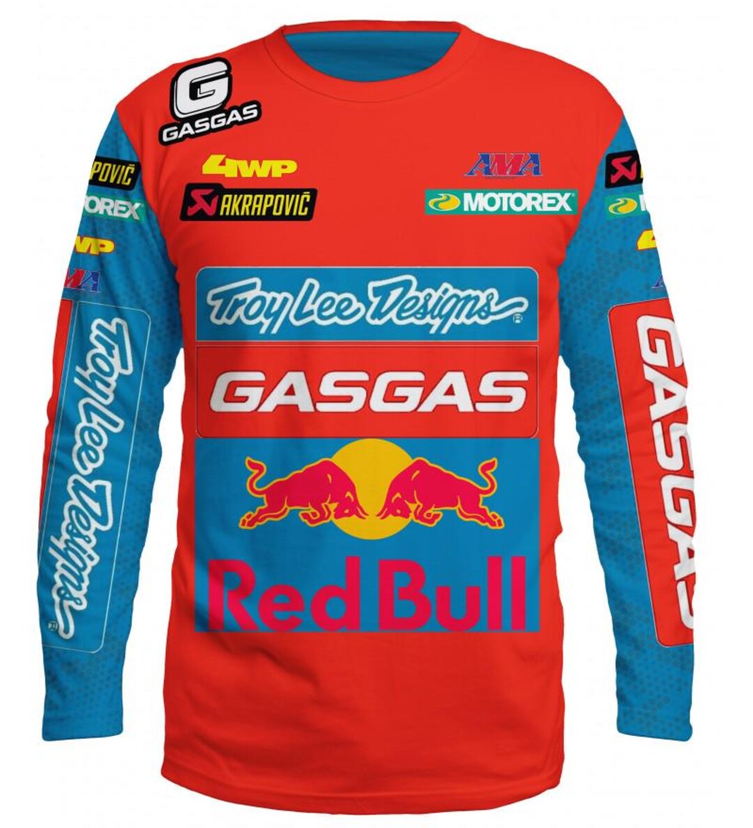 Gas Gas Long Sleeve Shirt | 3D Printed Clothes | Unique Textured Design ...