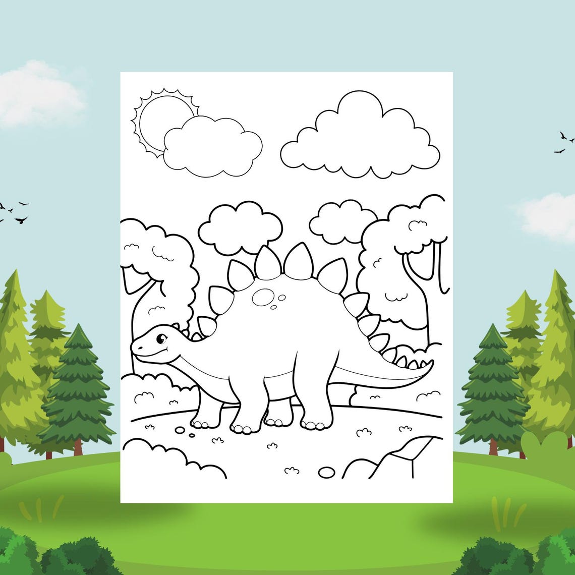 Dinosaur World Coloring Pages , Coloring Book, Printable Coloring Pages ...