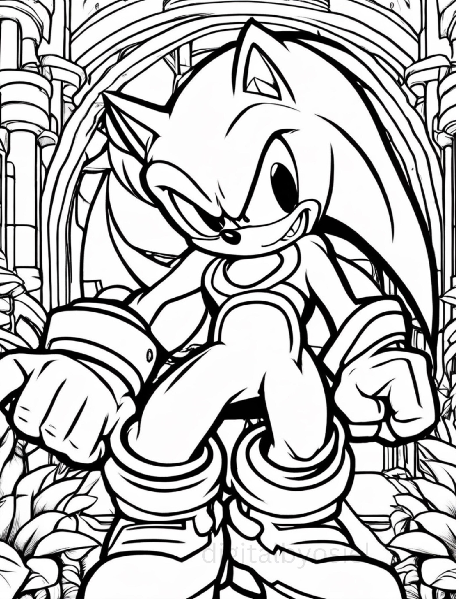 Sonic Coloring Book Coloring Pages Fun Coloring Pages for Kids ...