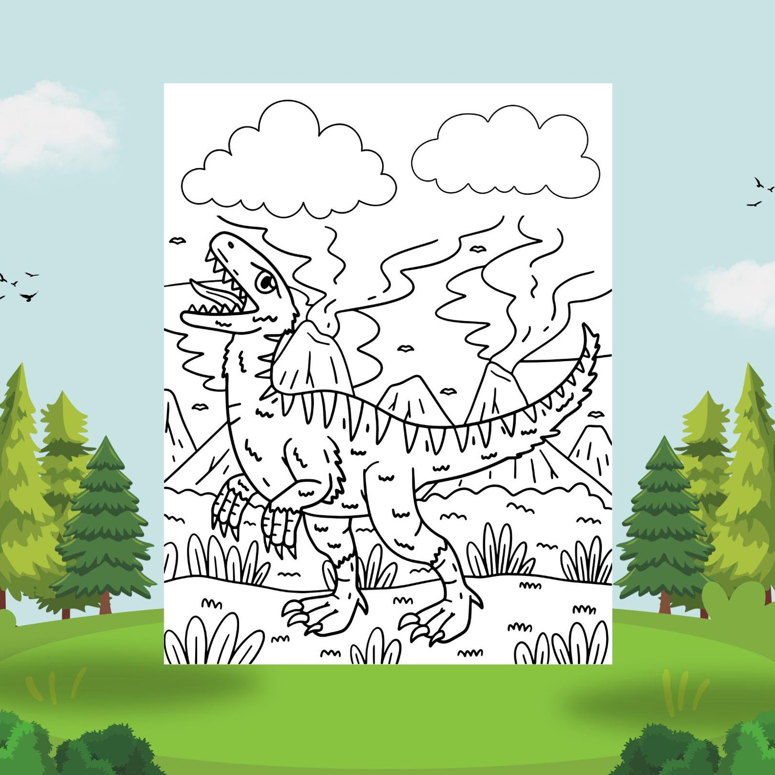 Dinosaur World Coloring Pages , Coloring Book, Printable Coloring Pages ...