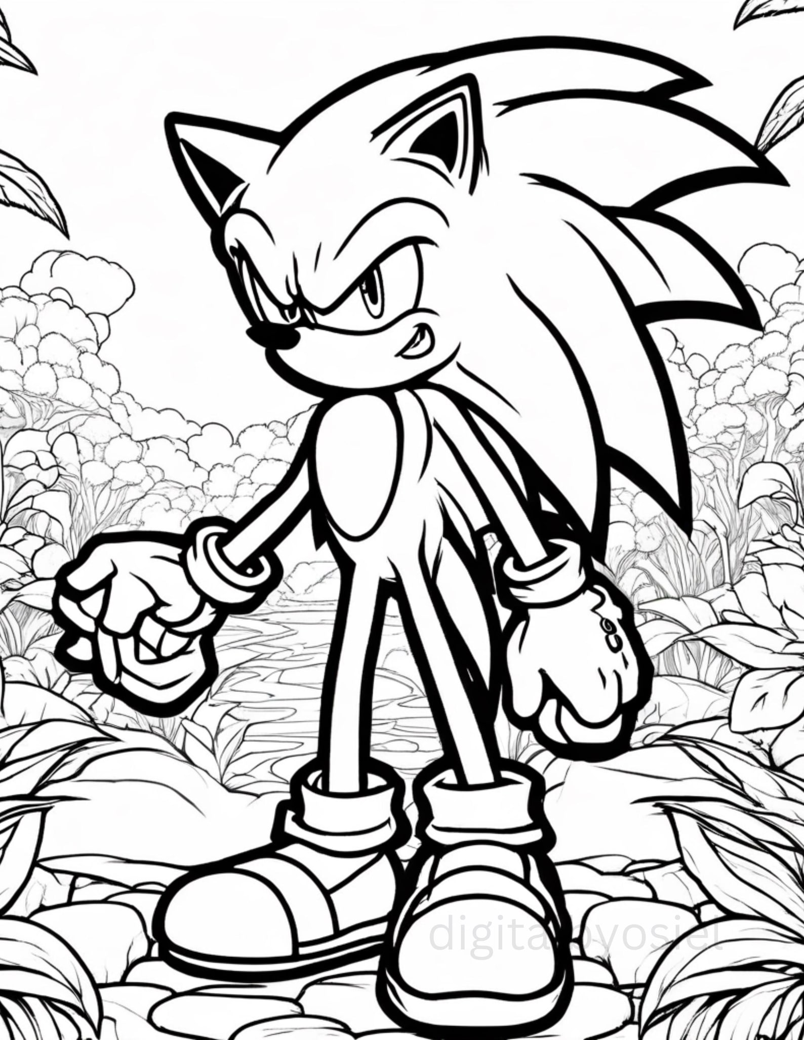 Sonic Coloring Book Coloring Pages Fun Coloring Pages for Kids ...