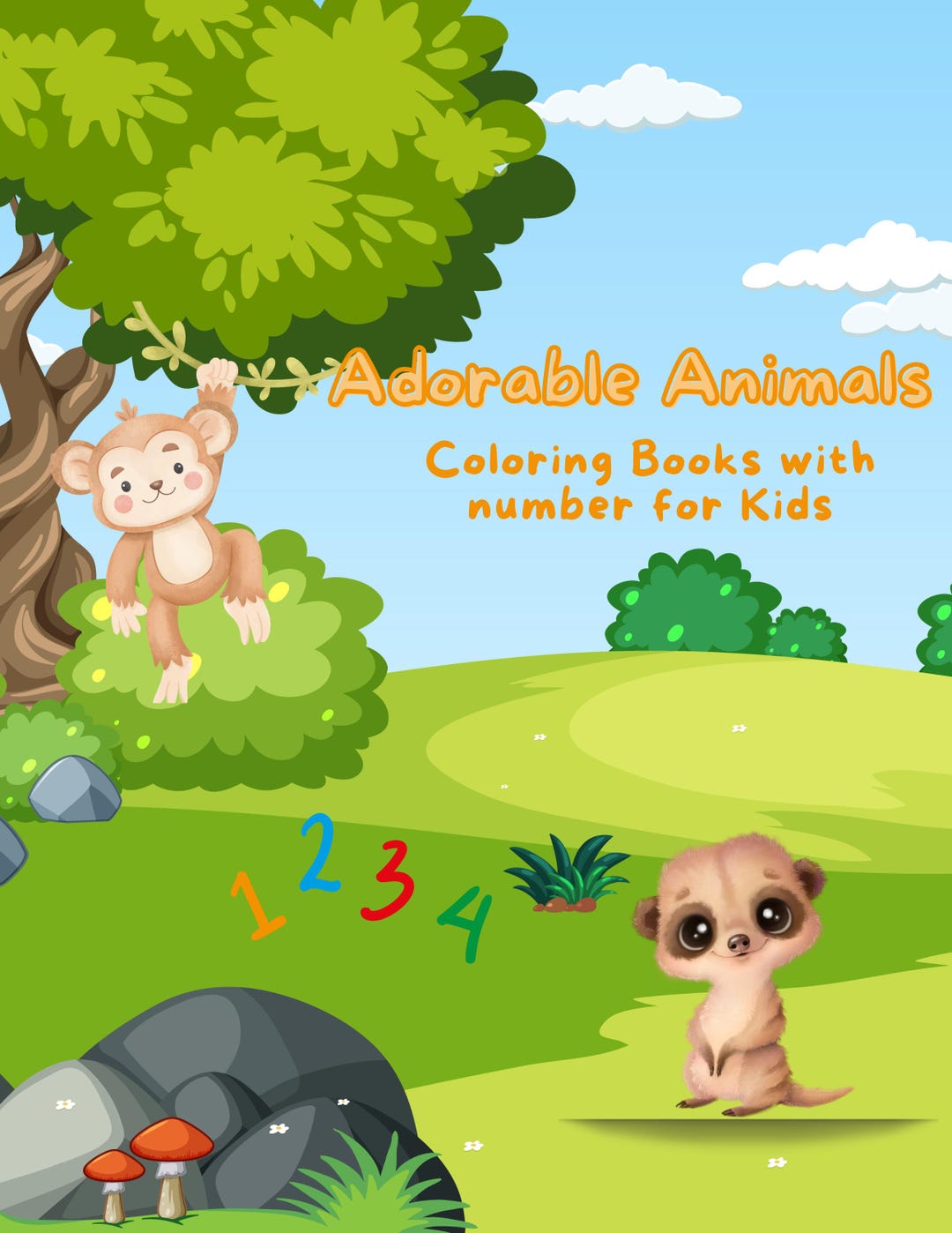 Number Coloring Book for Kids 1 to 10 Printable PDF Educational Fun ...