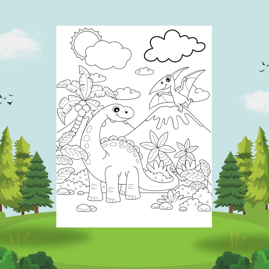 Dinosaur World Coloring Pages , Coloring Book, Printable Coloring Pages ...