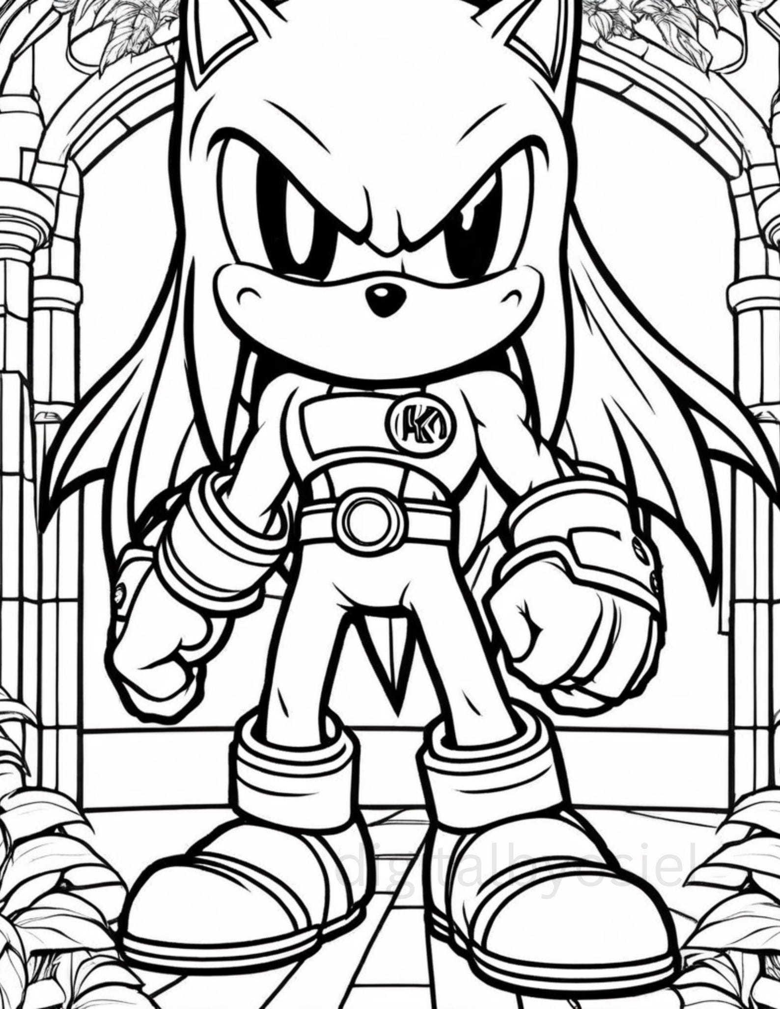 Sonic Coloring Book Coloring Pages Fun Coloring Pages for Kids ...