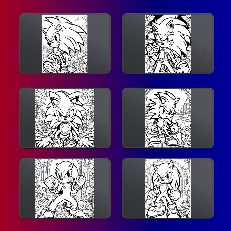 Sonic Coloring Book Coloring Pages Fun Coloring Pages for Kids ...