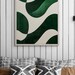 Modern Green Beige Minimalist Printable Art, Mid Century Digital Poster ...