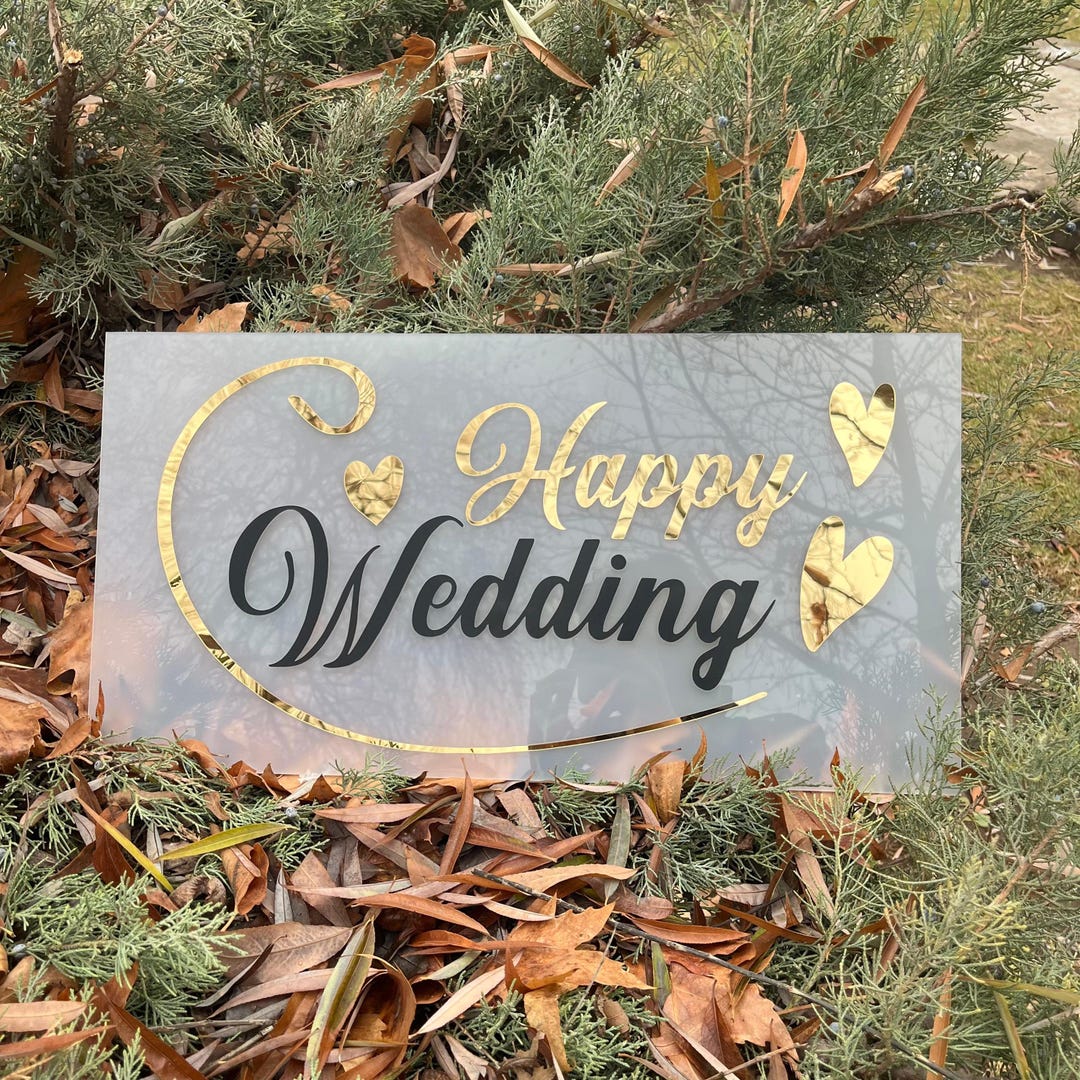 Rectangular Sign, Frosted Plexi Sign, Business Sign for Wall, Custom ...