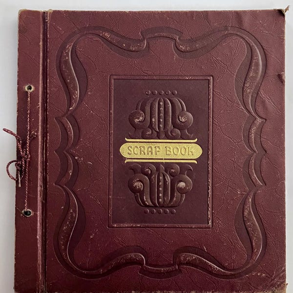 Vintage Scrap Book - Etsy