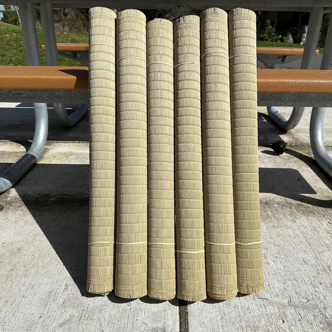 Tatami Test Cutting Roll: Authentic Tameshigiri Mat - Recycled Goza - Etsy
