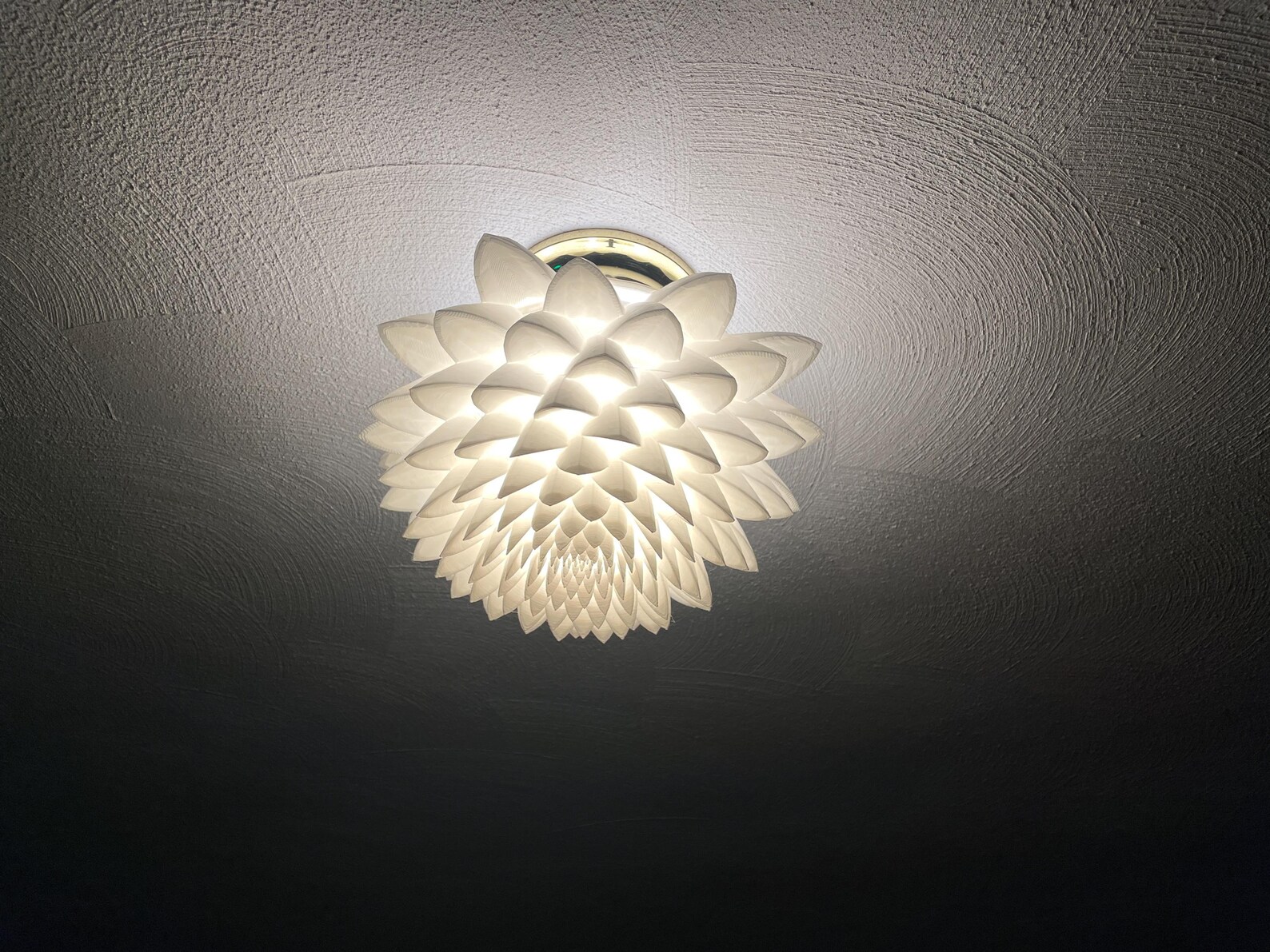 Lotus Flower Ceiling Light Cover W/ Bright LED Light - Etsy