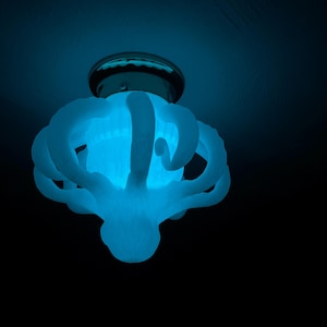 Octopus Ceiling Light Cover W/ Bright LED Light - Etsy