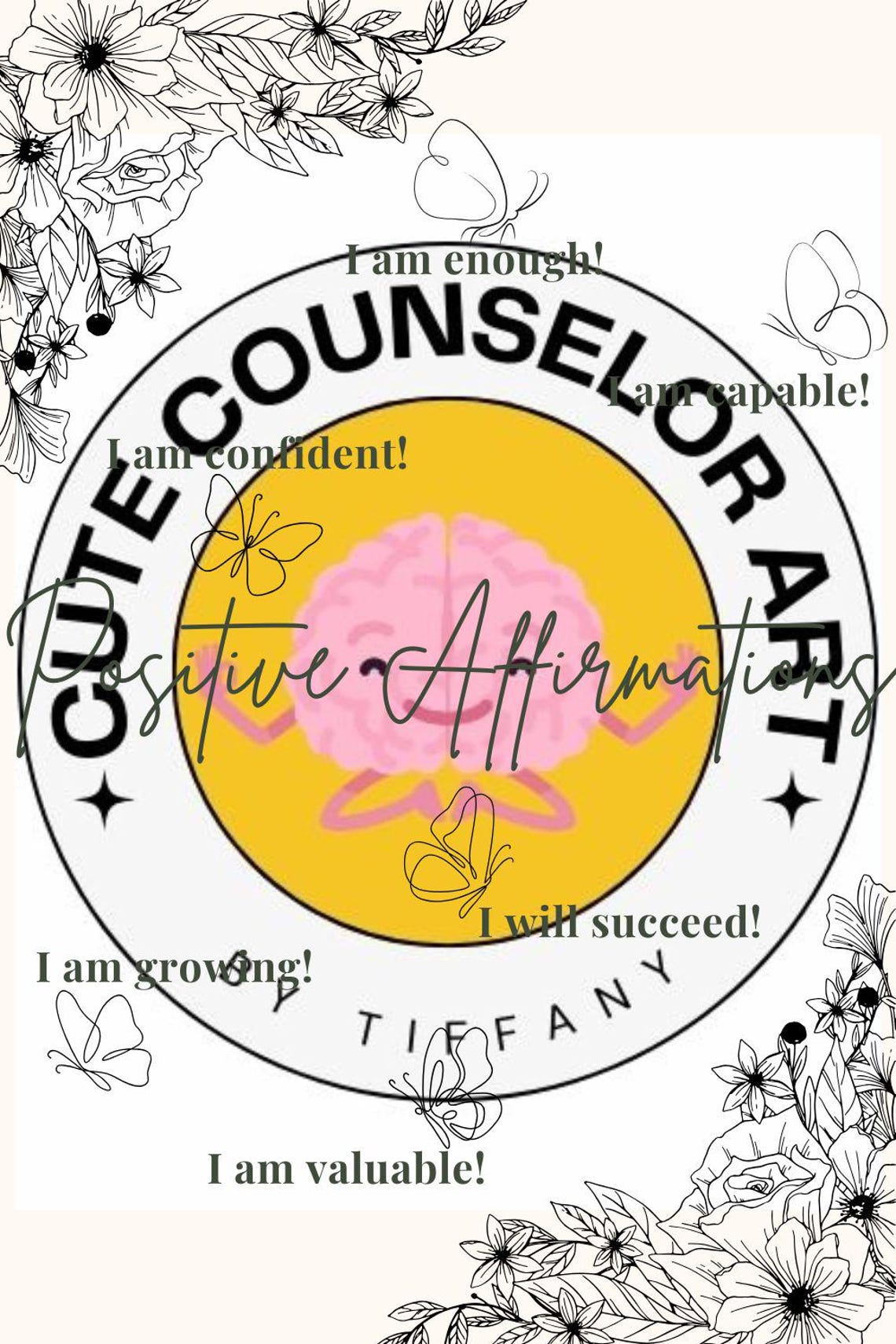 Positive Affirmations Handout - Etsy