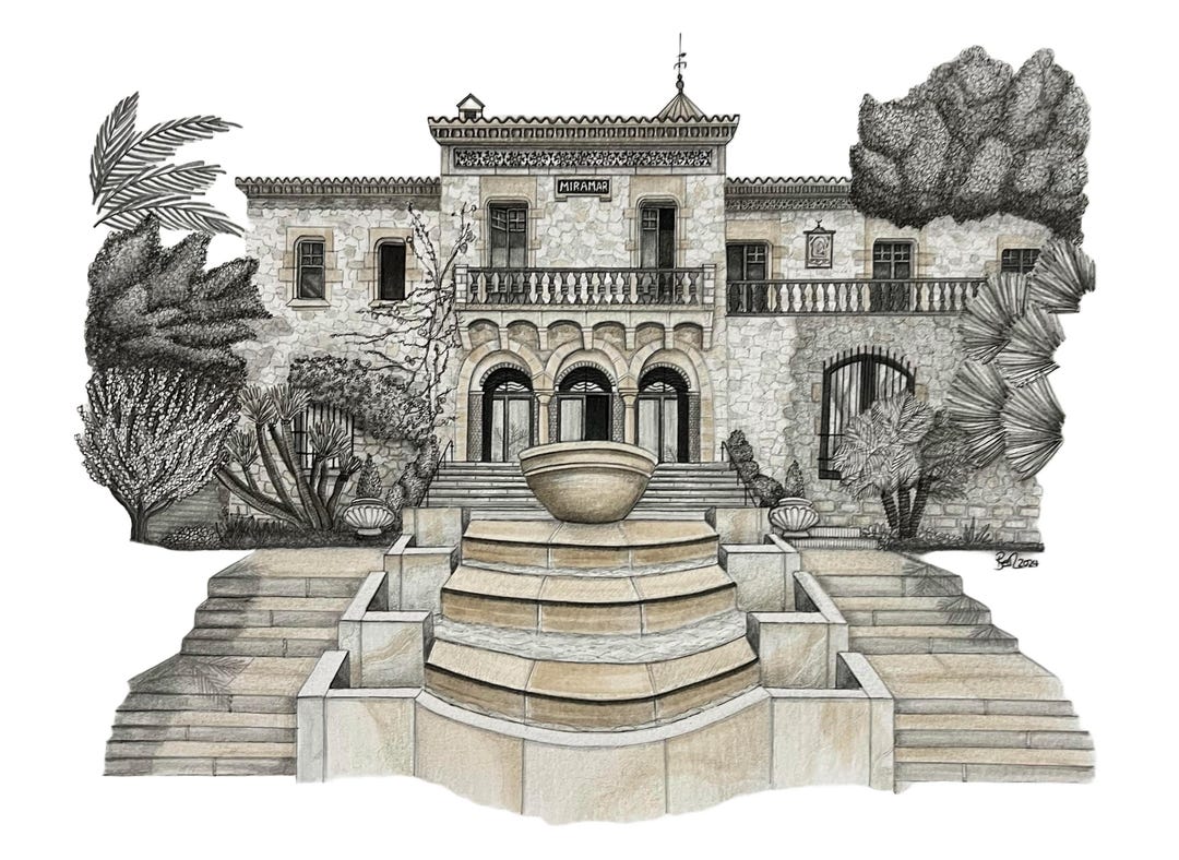 Xalet Del Nin, Barcelona (A4 Print) - Etsy