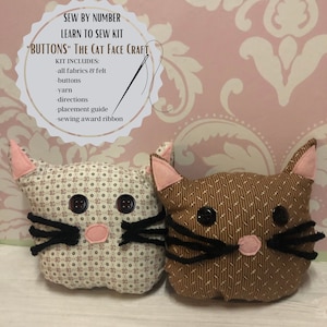 SEW BY NUMBER Sewing Kit for Kids Learn to Sew Kit for - Etsy