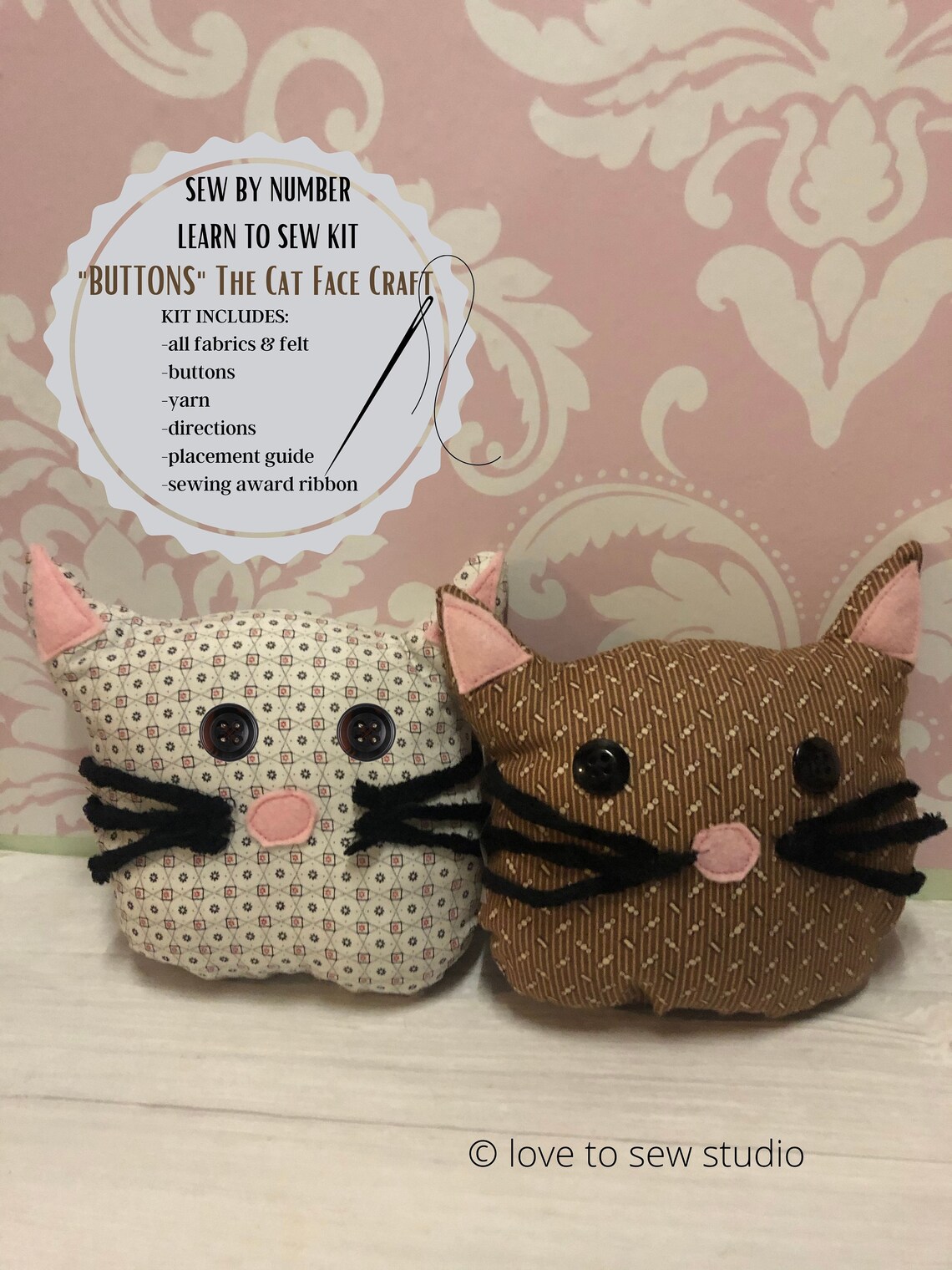 SEW BY NUMBER Sewing Kit for Kids Learn to Sew Kit for - Etsy