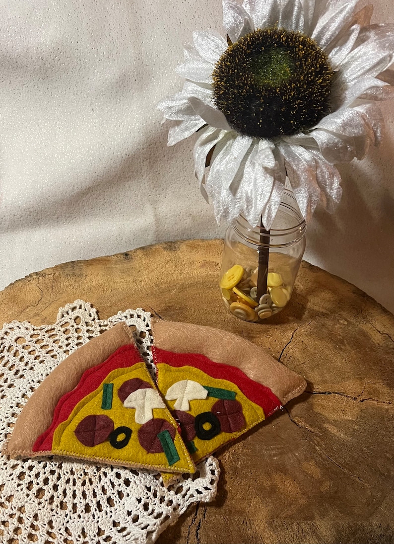 SEW BY NUMBER Learn to Sew Kit Felt Food Pizza Slices - Etsy