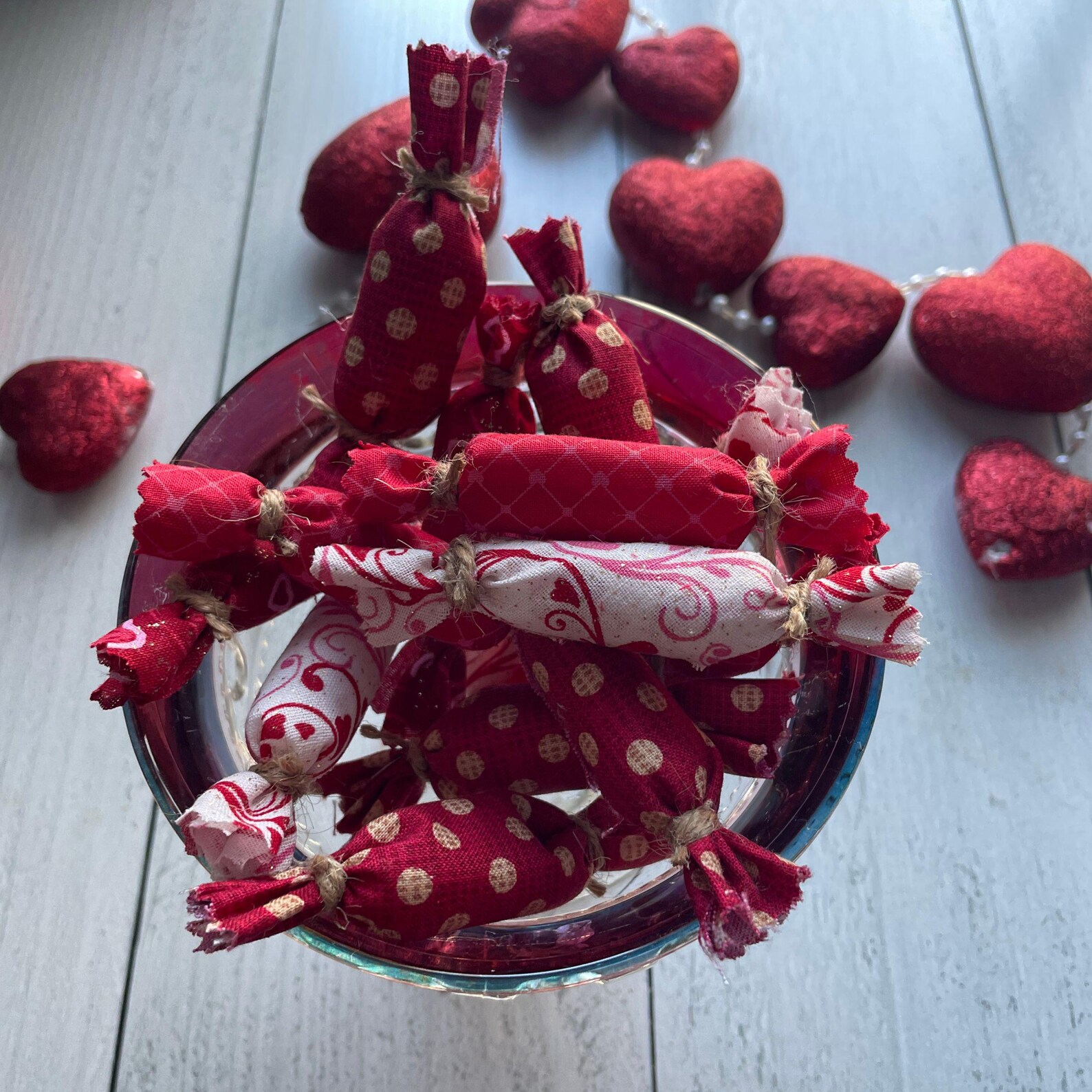 Sweet Little Valentine's Day Candy Pieces Farmhouse Valentine's Day ...