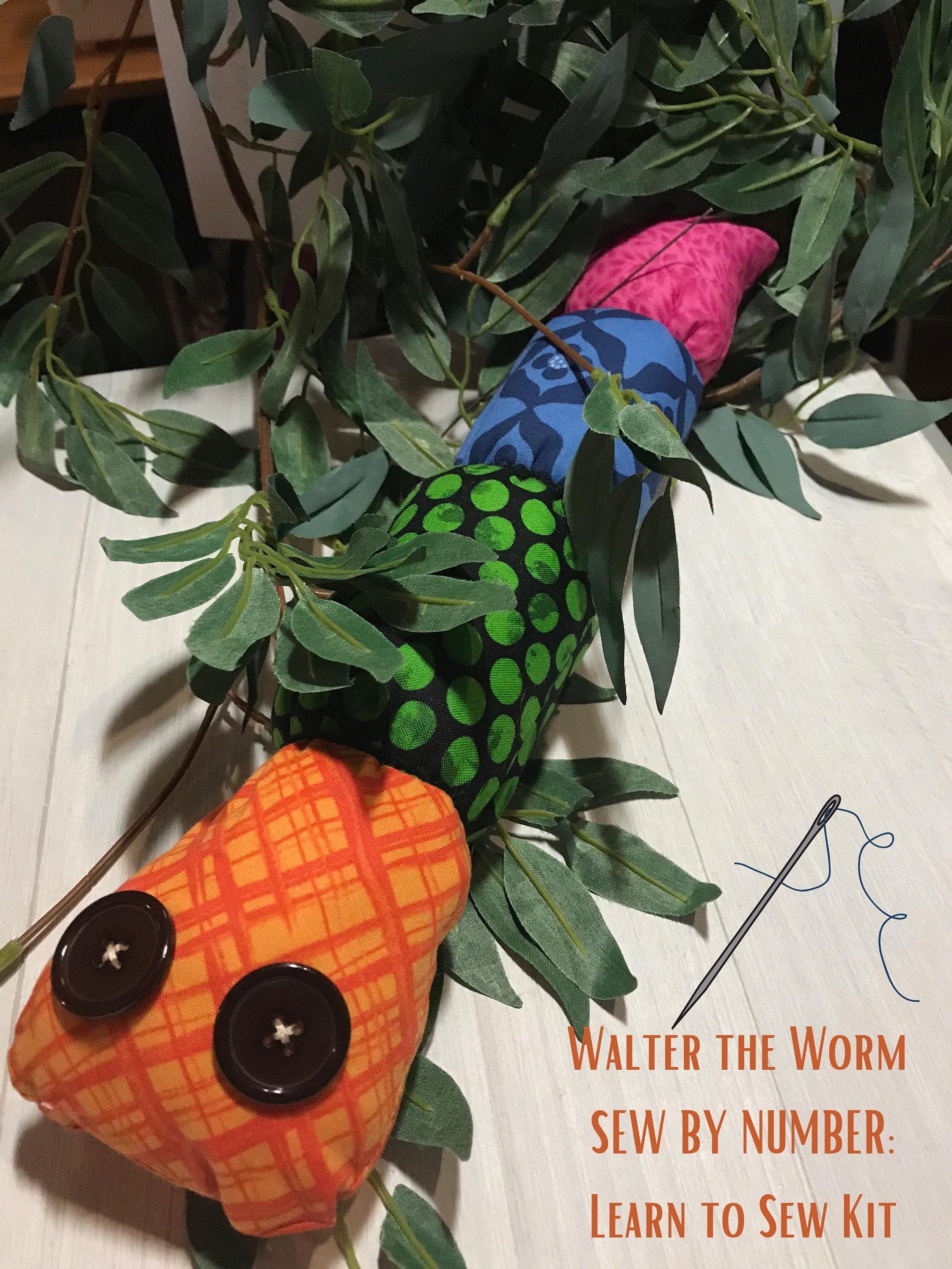 SEW BY NUMBER Sewing Kit for Kids Learn to Sew Kit for | Etsy