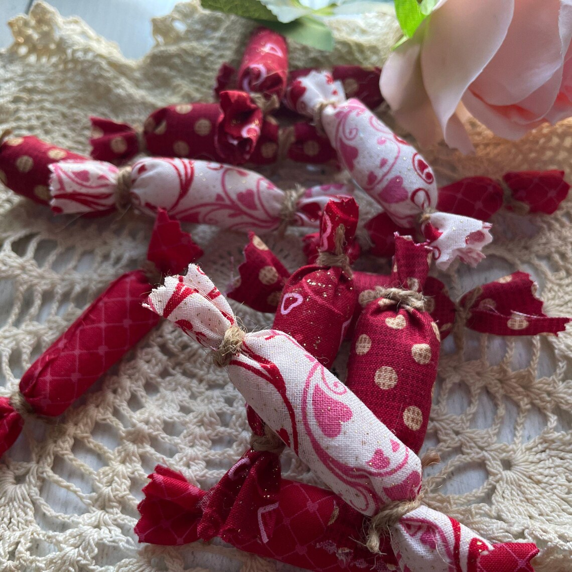 Sweet Little Valentine's Day Candy Pieces Farmhouse Valentine's Day ...