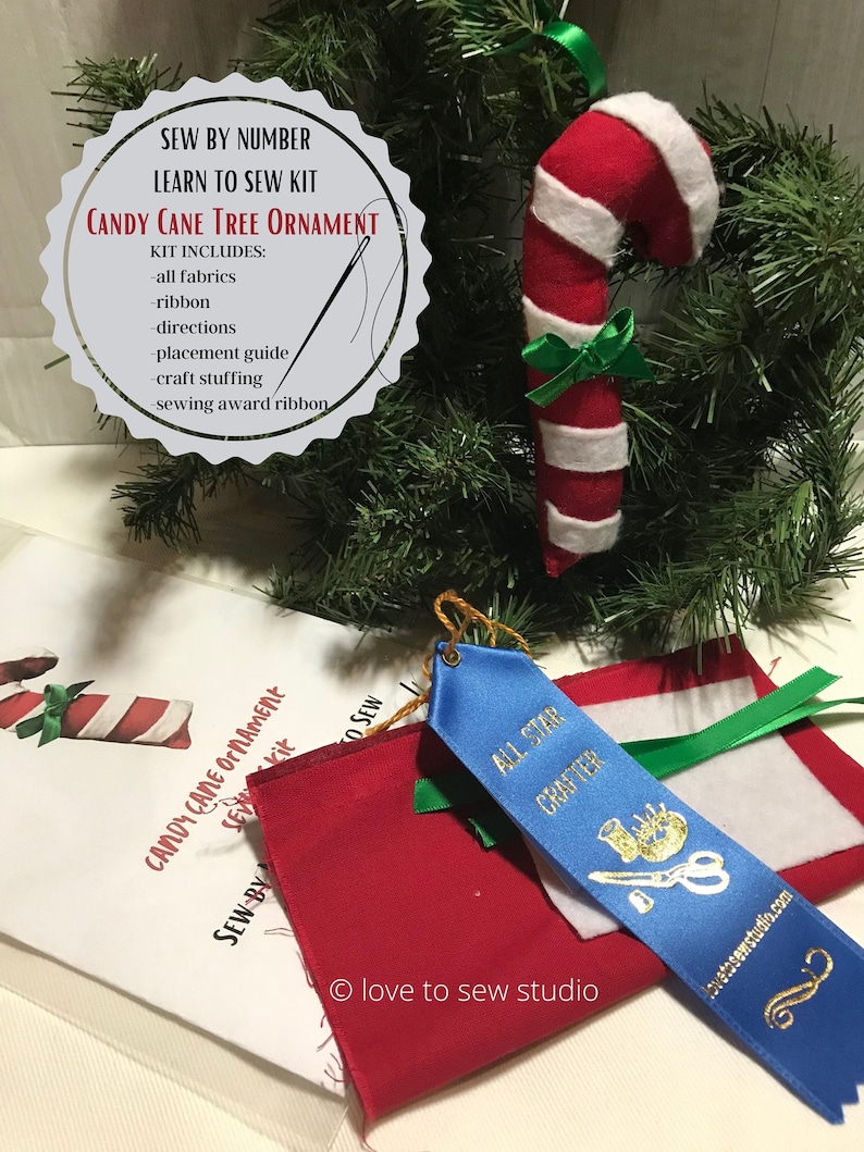 SEW BY NUMBER Sewing Kit for Kids Learn to Sew Kit for | Etsy