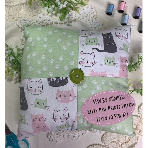 SEW BY NUMBER Sewing Kit for Kids Learn to Sew Kit for - Etsy