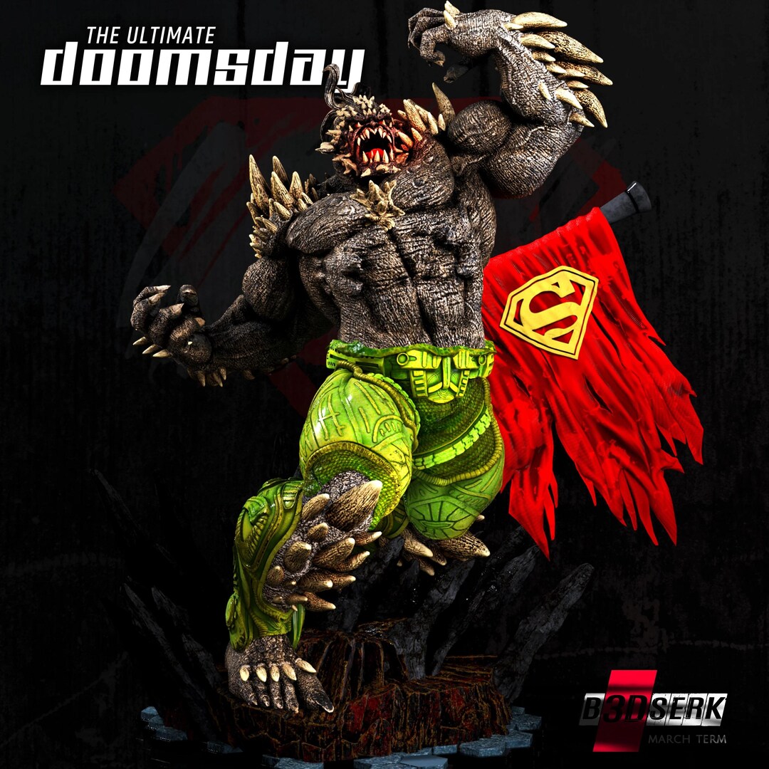 Art by "udo" 3D Printed Fan Art - Doomsday Bust Figure Sculpture - "3d ...