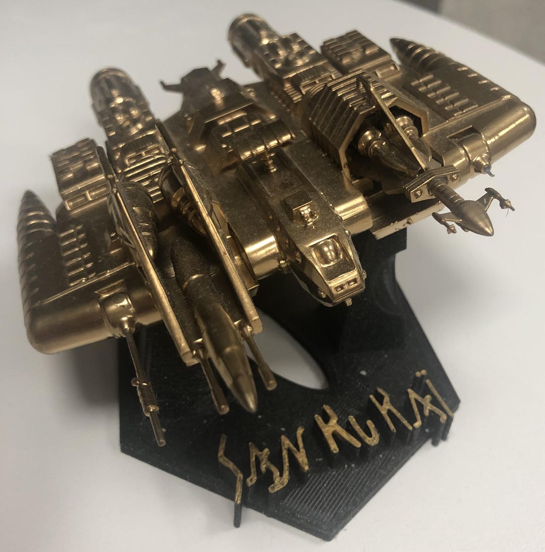 Art by "udo" 3D Printed Fan Art - Le San Ku Kai Space Ship Model ...