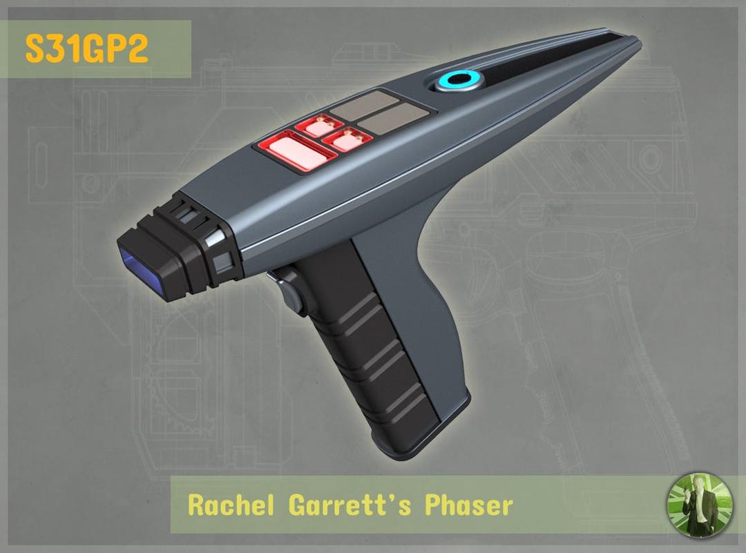 Art by "udo" 3D Printed Fan Art - Star Trek Rachel Garrett Phaser ...
