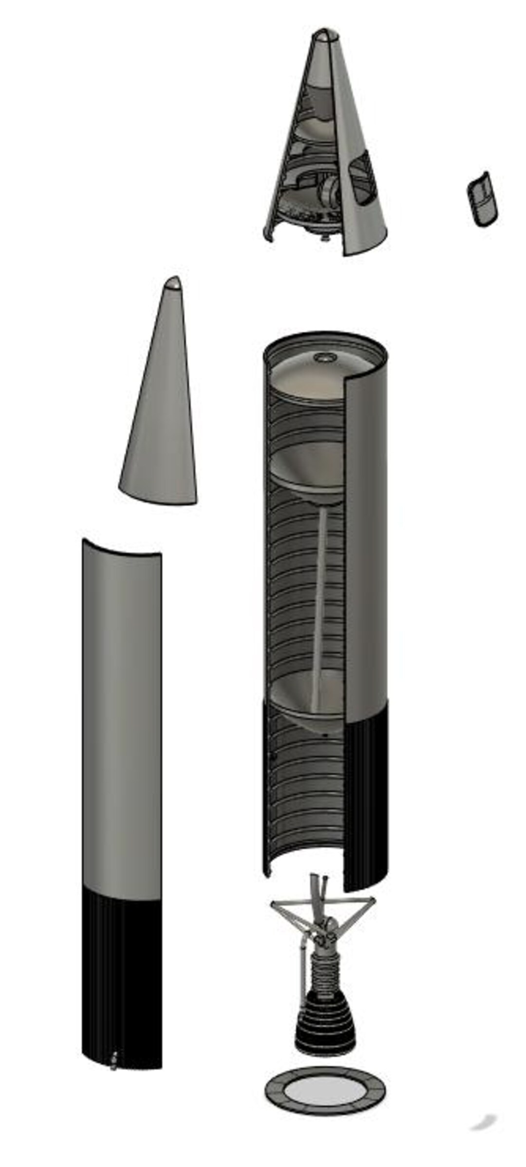 Art by udo 3D Printed Fan Art Jupiter Missile Rocket Model Kit 3d ...