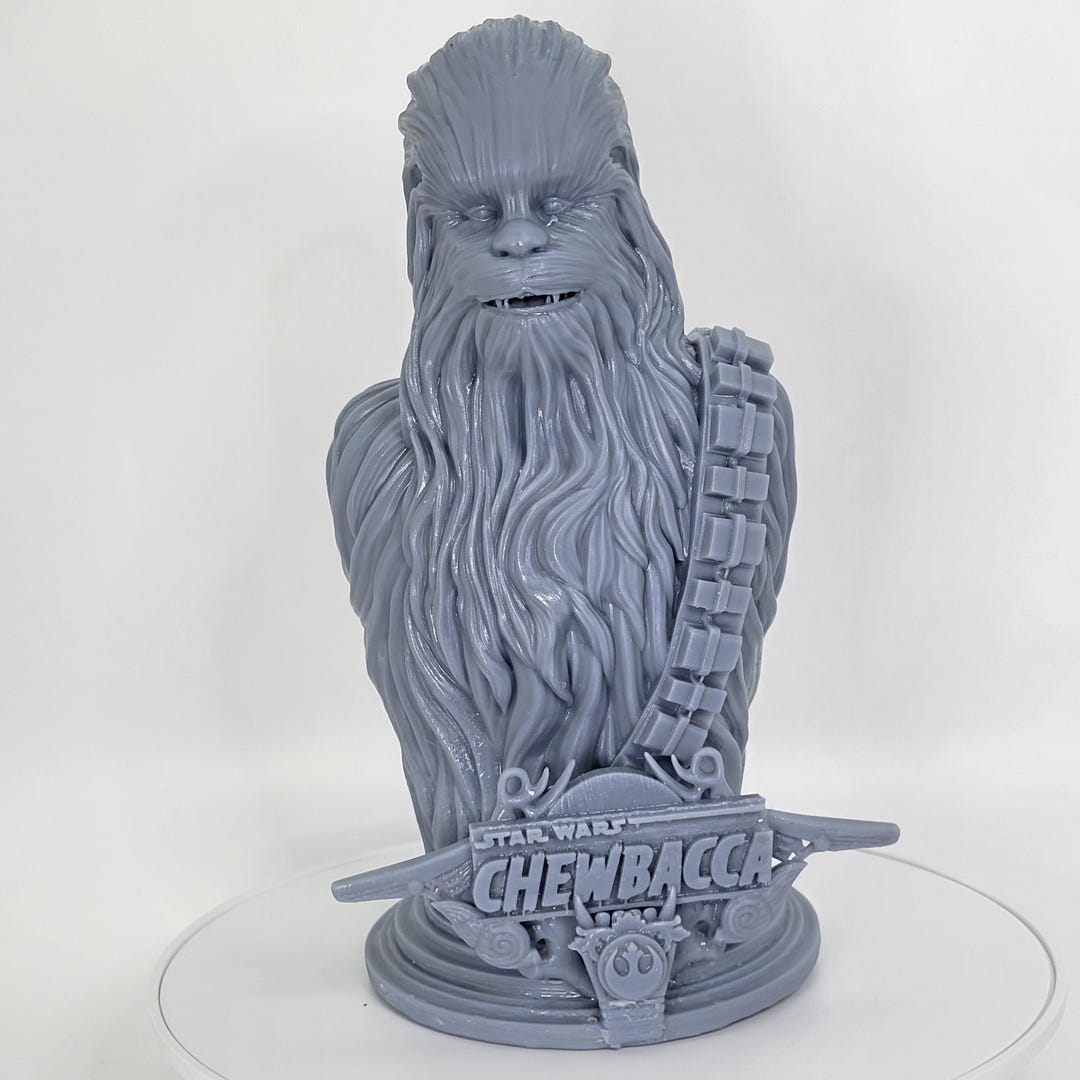 Art by udo 3D Printed Fan Art Chewbacca Chewy Bust Star Wars print to ...