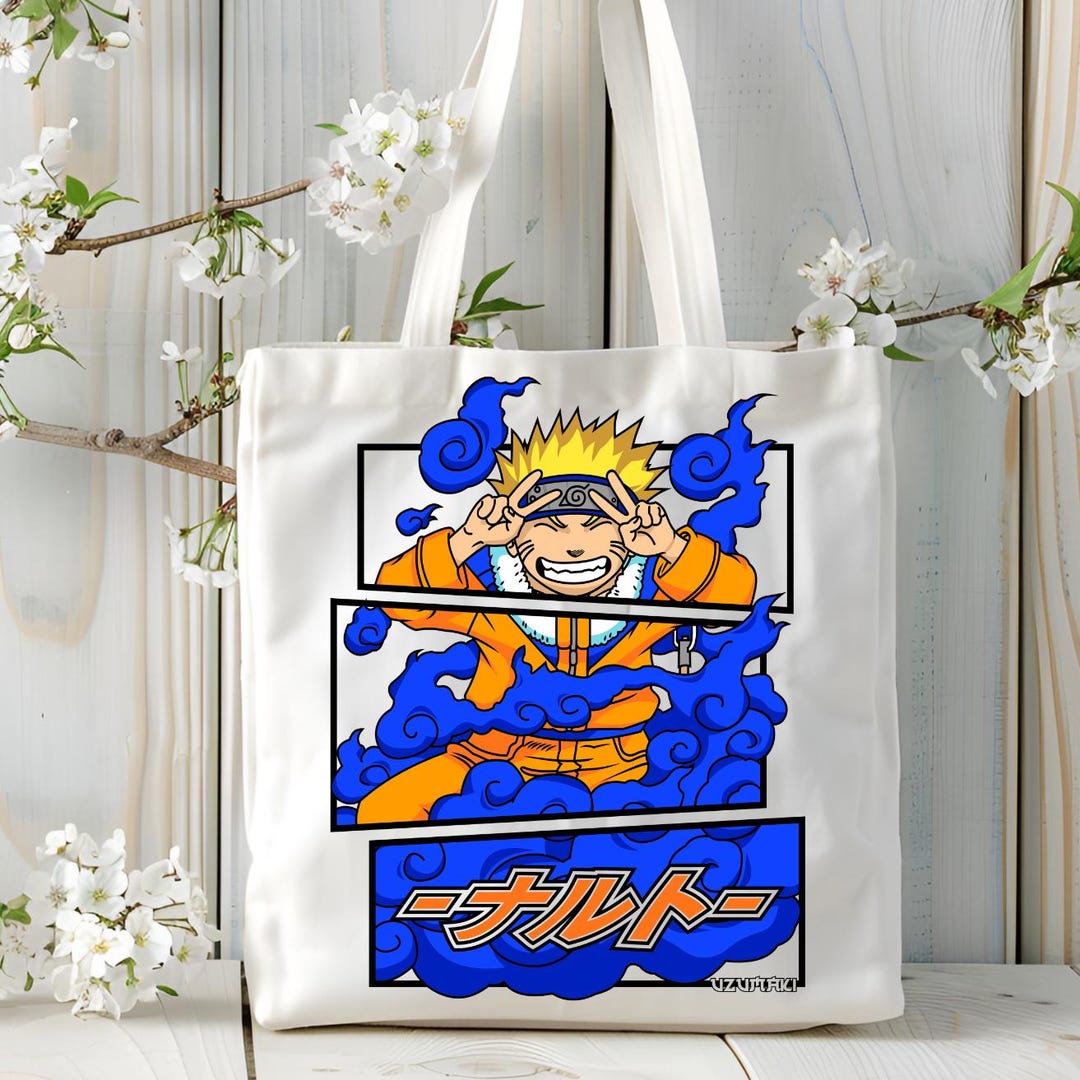 Anime Characters Canvas Tote Bag,anime Gift Ideas,gift for Him,gifts ...