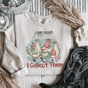 I Don't Hoard Chickens, I Collect Them PNG | Silkie Chicken Clipart ...