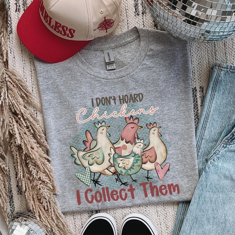 I Don't Hoard Chickens, I Collect Them PNG | Silkie Chicken Clipart ...