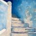 Greek Steps, Original 30 X 24 X 1.5 Oil Painting on Stretched Canvas ...