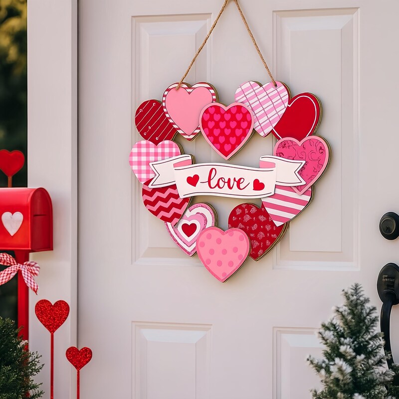 Valentine Door Decor - Etsy