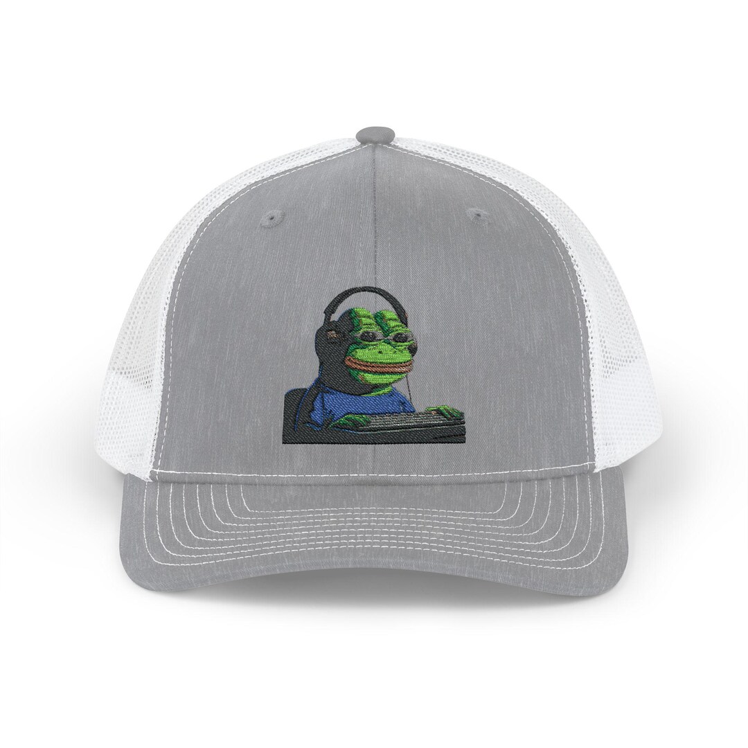 Pepe the Frog, Gamer, Video Game, Streamer, Embroidered Snapback ...