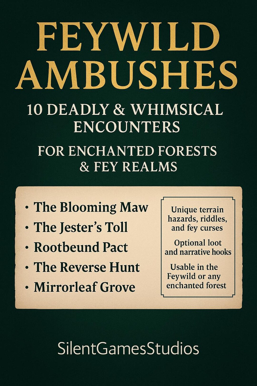 Feywild Ambushes | 10 Chaotic Dnd 5e Encounters for Enchanted Forests ...