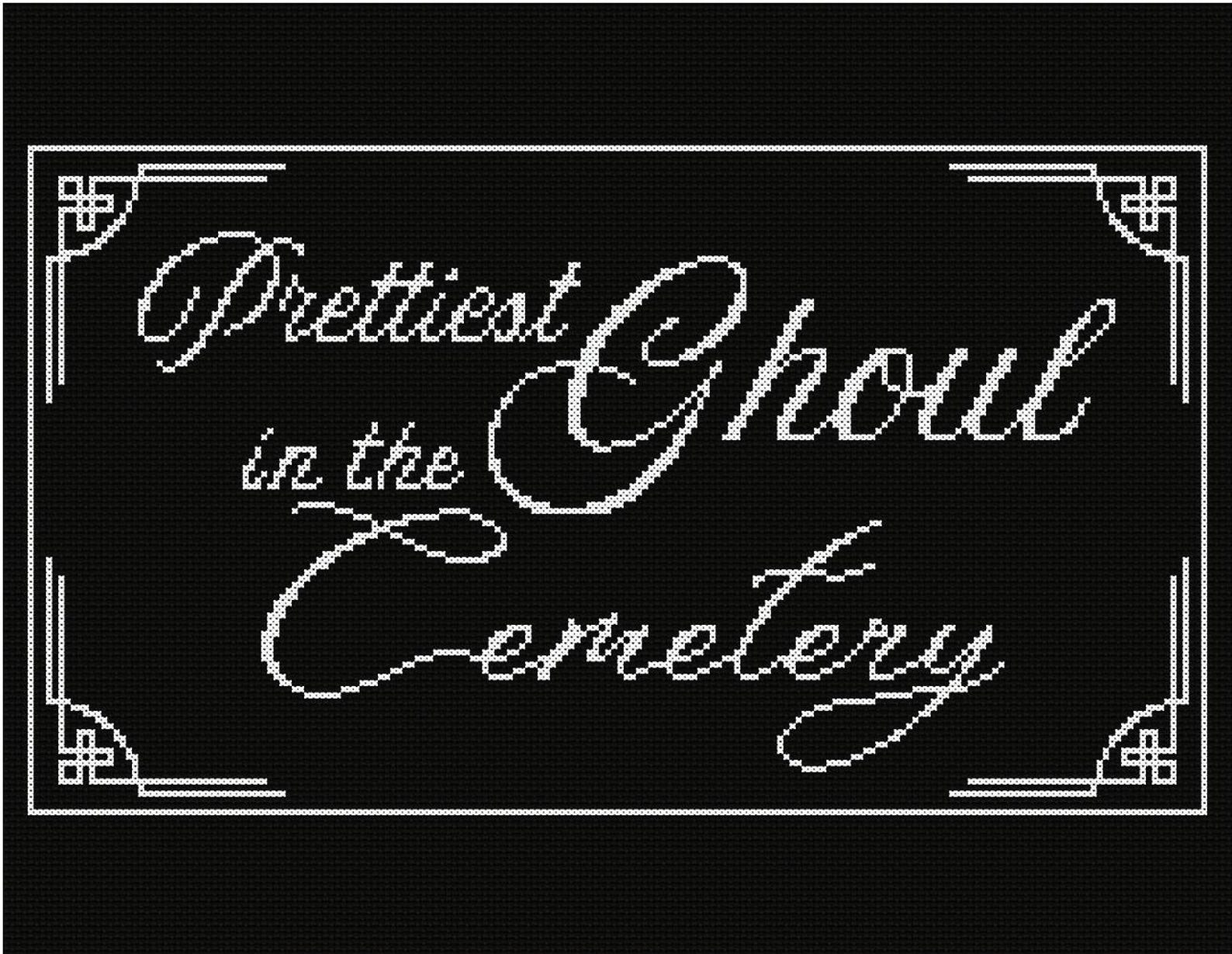 Prettiest Ghoul in the Cemetery PDF PATTERN ONLY - Etsy
