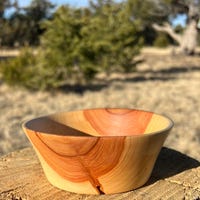 Juniper "live Edge" Bowl - Etsy