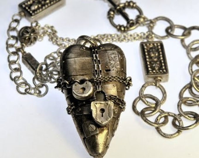 Unbreakable Double Padlock Heart From Elemental Adornments - Etsy