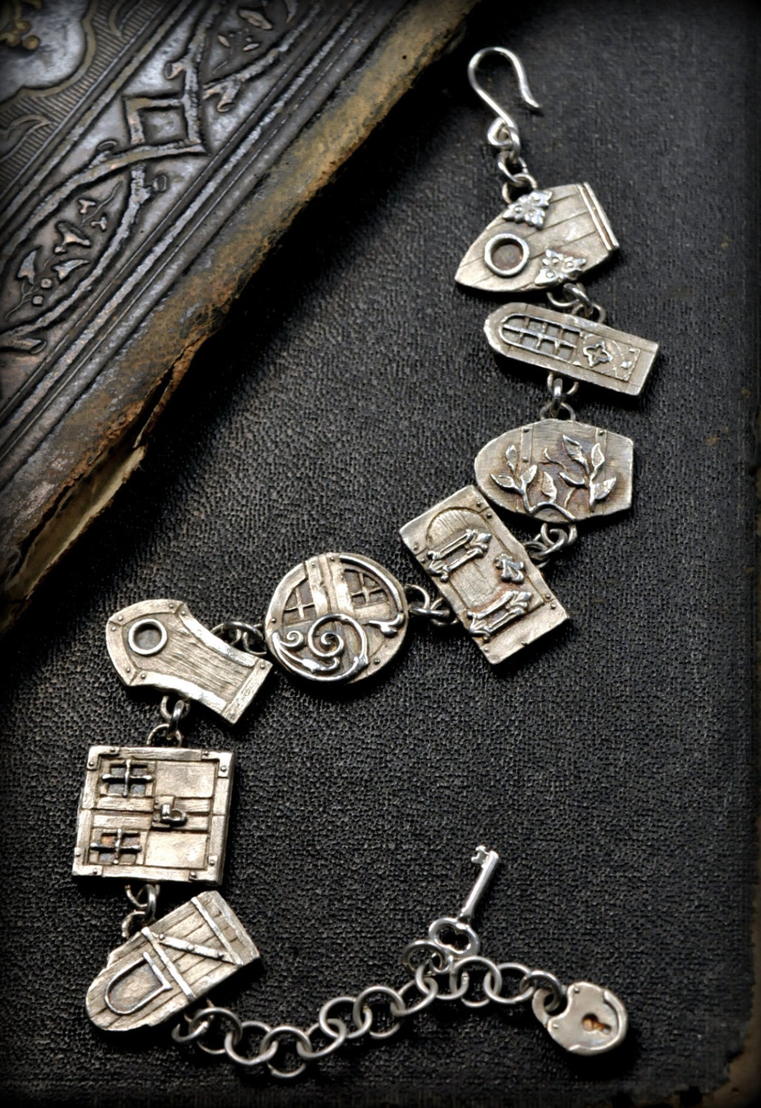 Detailed Fairy Door Link Bracelet by Christi Anderson Fairy House ...
